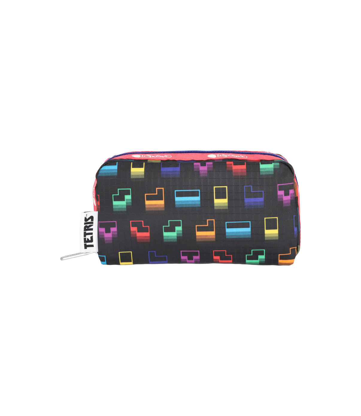 LeSportsac Rectangular Cosmetic Tetris Falling Blocks/Pink | LeSportsac ...